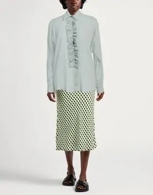 ALYSI Light Cotton Ruched Shirt