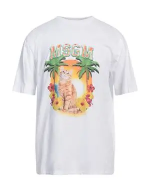MSGM T-shirt Size Cotton - White