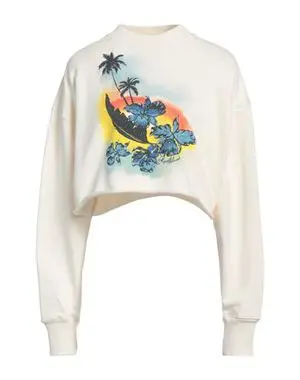 MSGM Cotton Terry Sweatshirt - Ivory