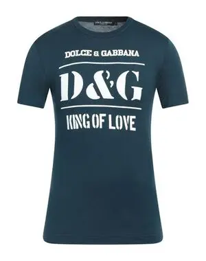 Dolce & Gabbana T-shirt Deep Teal Size Cotton - Green