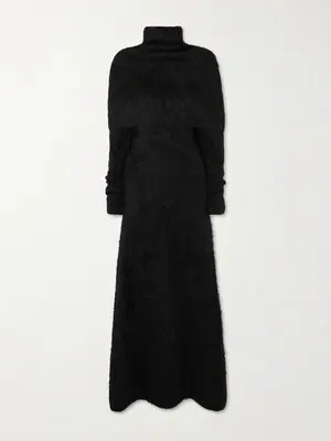 TOTEME Alpaca-blend Turtleneck Maxi Dress