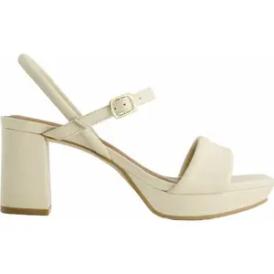 Bernardo Canto Platform Sandal Eggshell
