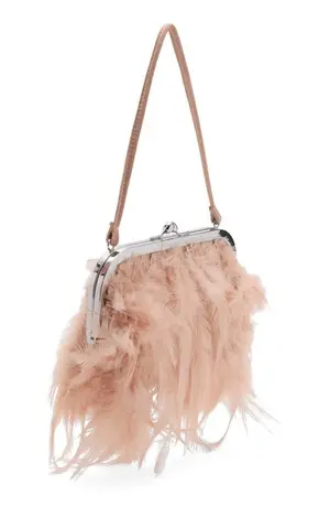 Mango Feather Frame Handbag