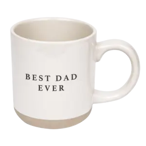 SWEET WATER DECOR Stoneware Quote Coffee Mug - Best Dad Ever