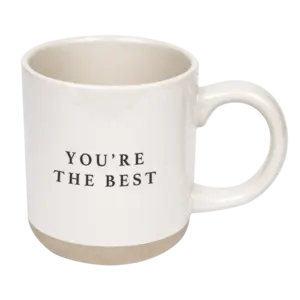 SWEET WATER DECOR Stoneware Quote Coffee Mug You're The Best