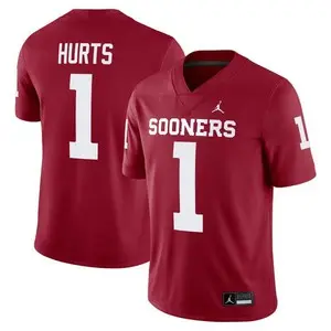 JORDAN BRAND Jalen Hurts Oklahoma Sooners Alumni Player Game Jersey - Crimson