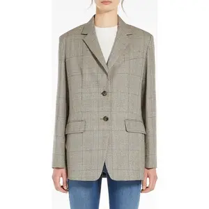 MAX MARA Weekend Max Mara Burgos Plaid Wool Blazer