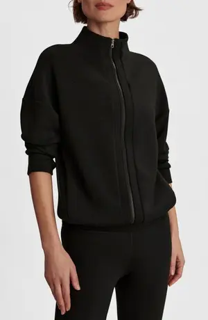 Varley Varley Tayah Full Zip Knit Jacket Black