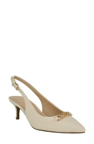 Tommy Hilfiger Tienna Slingback Pumps - Ivory