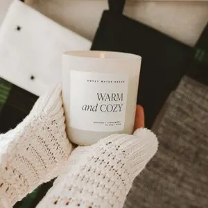 SWEET WATER DECOR 15 Oz Matte Candle - Warm & Cozy