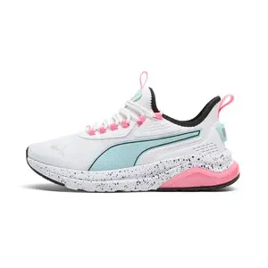 PUMA Amplifier Speckle Sneakers - White-safe Lake- Silver
