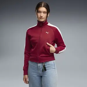 PUMA T7 Short Track Jacket Red