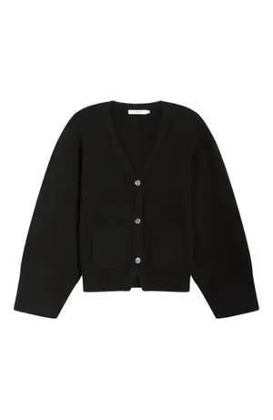 Almina Concept V-neck Cardigan - Black