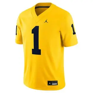 JORDAN BRAND Michigan Wolverines #1 Alternate Game Jersey