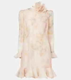 Zimmermann Crush Floral Mini Dress