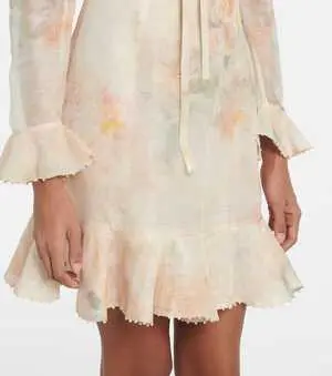 Zimmermann Crush Floral Mini Dress