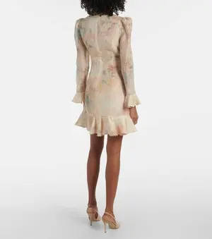 Zimmermann Crush Floral Mini Dress