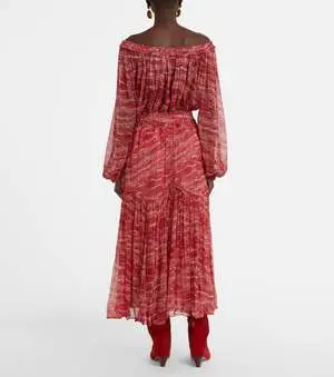 MARANT ETOILE Veronique Chiffon Maxi Skirt