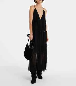 MARANT ETOILE Alita Chiffon Midi Dress