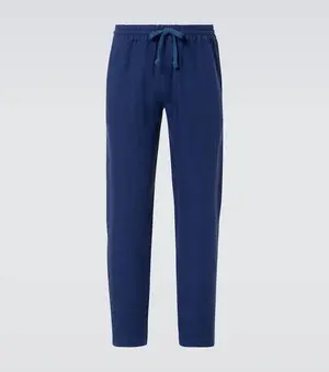 Fedeli Linen Straight Trousers