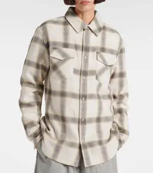 GOD'S TRUE CASHMERE Moon Plaid Shirt - Multicoloured