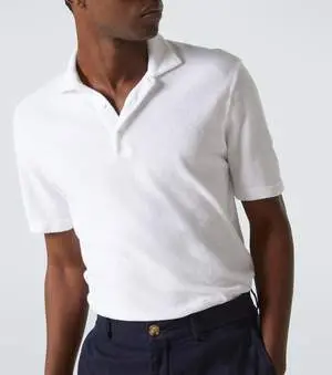 Fedeli Cotton Terry Polo Shirt
