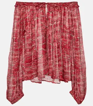 Marant Etoile Tie Detailed Blouses