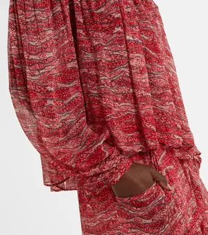 MARANT ETOILE Vutti Chiffon Blouse - Red