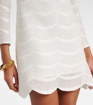 TOM FORD Knitted Scalloped Mini Dress