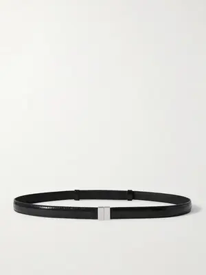TOTEME Slide Leather Belt - Black
