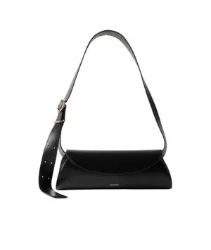 Jil Sander Gold Tone Shoulder Bags