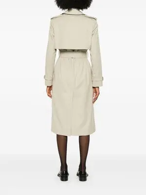 Burberry Double-breasted Trench Coat - Neutrals