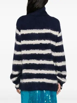 Dorothee Schumacher Striped Wool-cashmere Sweater