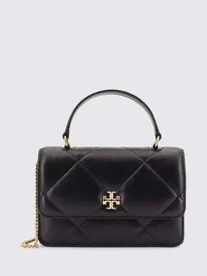 Tory Burch Quilted Flap Mini Bag - Black