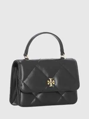 Tory Burch Quilted Flap Mini Bag - Black