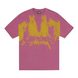 StÜssy Dobermans Tee 'berry
