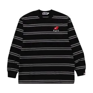 A BATHING APE Ape Heart Hoop Long-sleeve Tee