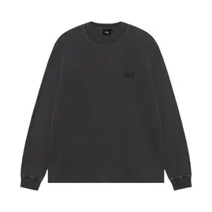StüSsy Basic Stock Long-Sleeve Thermal - Black | Editorialist