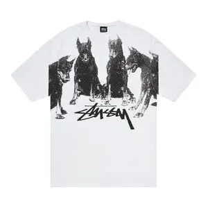 StÜssy Dobermans Tee - White