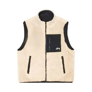 StÜssy Sherpa Reversible Vest - Multicolor