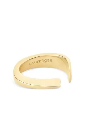 COURREGES Sculpted Band Ring - Gold