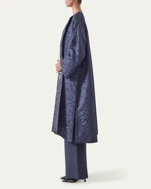 Eskandar Round-neck Reversible Jacket