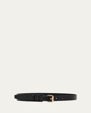Gabriela Hearst Nilmot Leather Belt - Black