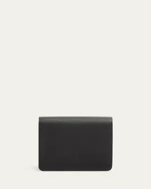 Valentino Garavani Vlogo Flap Leather Wallet