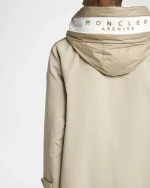 Moncler Miroir Long Parka - Stone