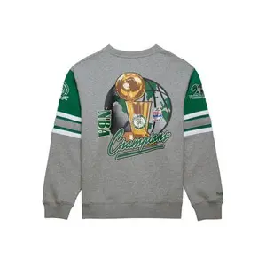 Mitchell & Ness Boston Celtics Hardwood Classics All Over 4.0 Pullover Sweatshirt