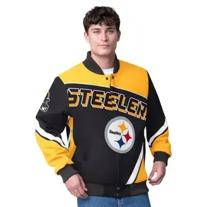 G-III EXTREME Pittsburgh Steelers Full-snap Jacket - Black