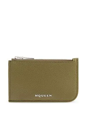 Alexander McQueen Sling Card Holder - Green