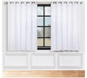 SUPERIOR Leaves Room Darkening Blackout Curtain S Set, 70x63 - One-color