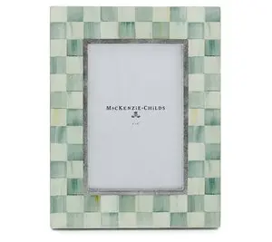 MACKENZIE-CHILDS Sterling Check Lacquer 4' X 6' Frame - One-color